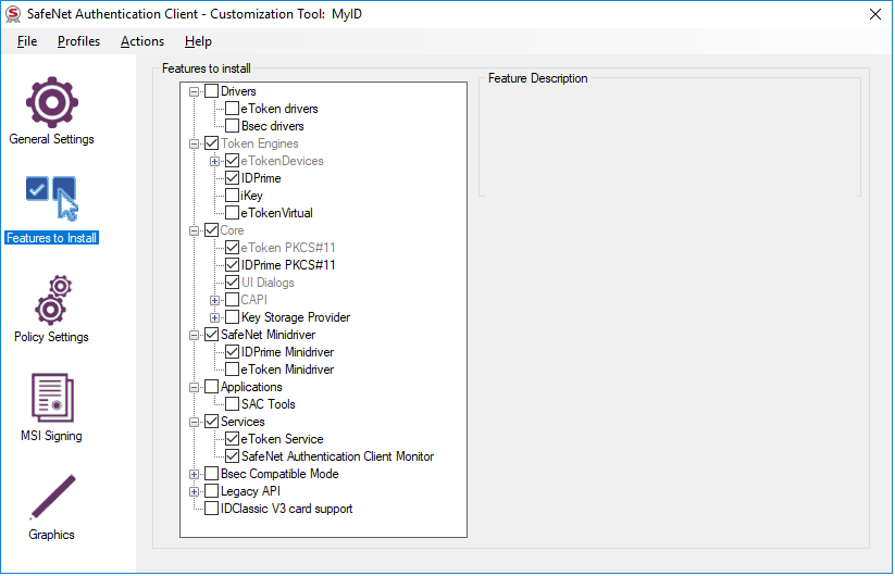 Installation and configuration for Gemalto smart cards