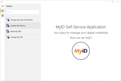Self-service device update