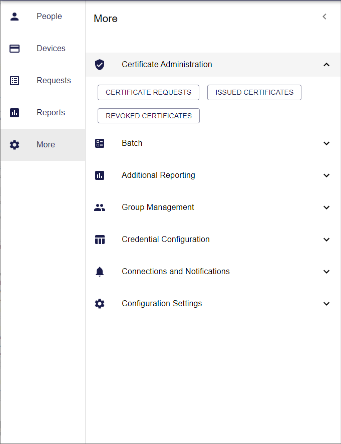 Launching administrative workflows