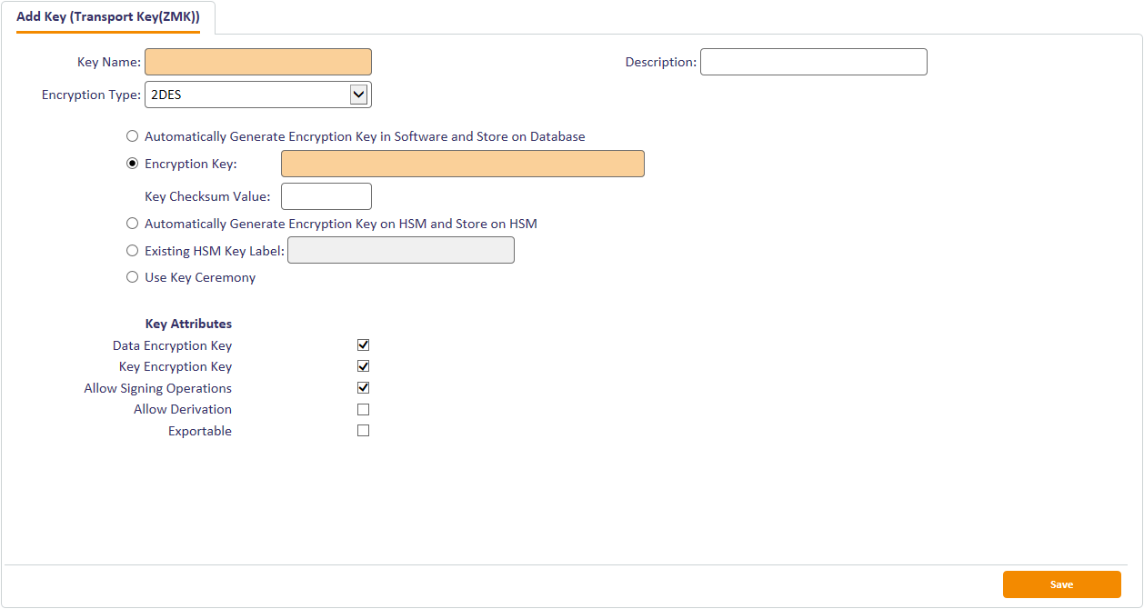 The Key Manager workflow