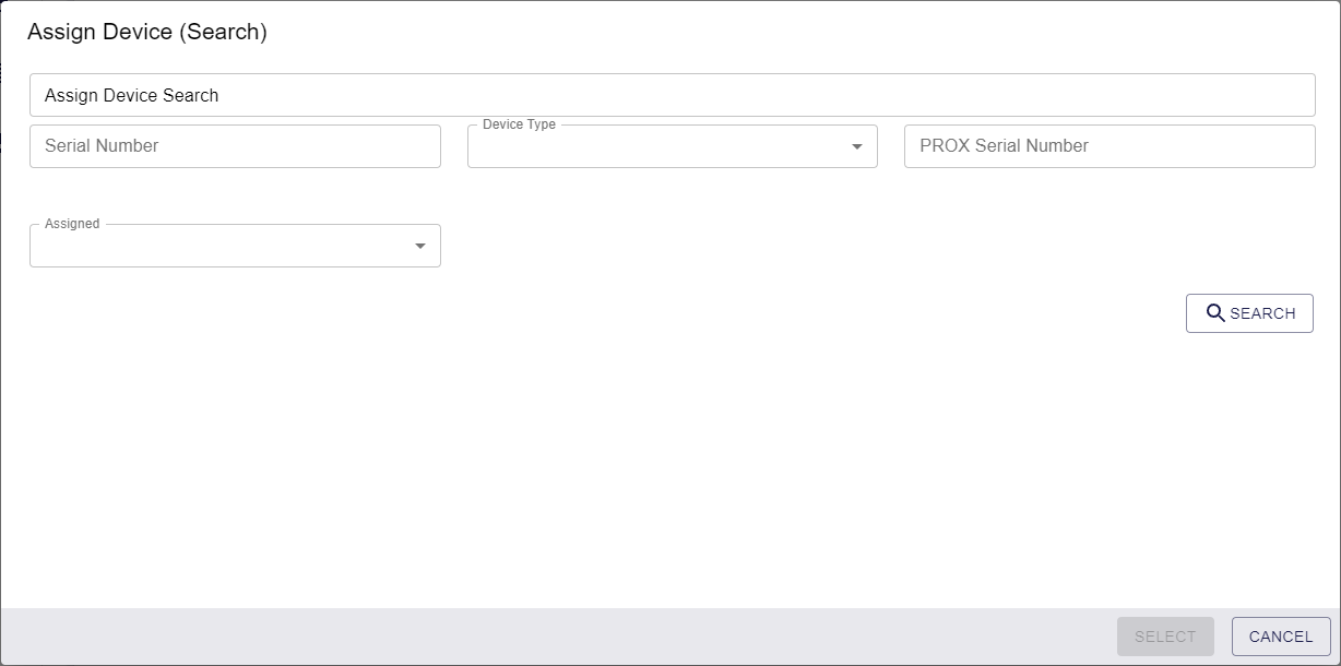 Assigning a device to a request