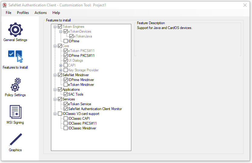 Installation and configuration for Thales authentication devices