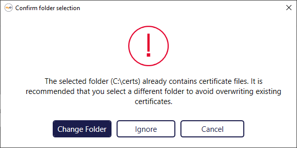 Collecting a soft certificate